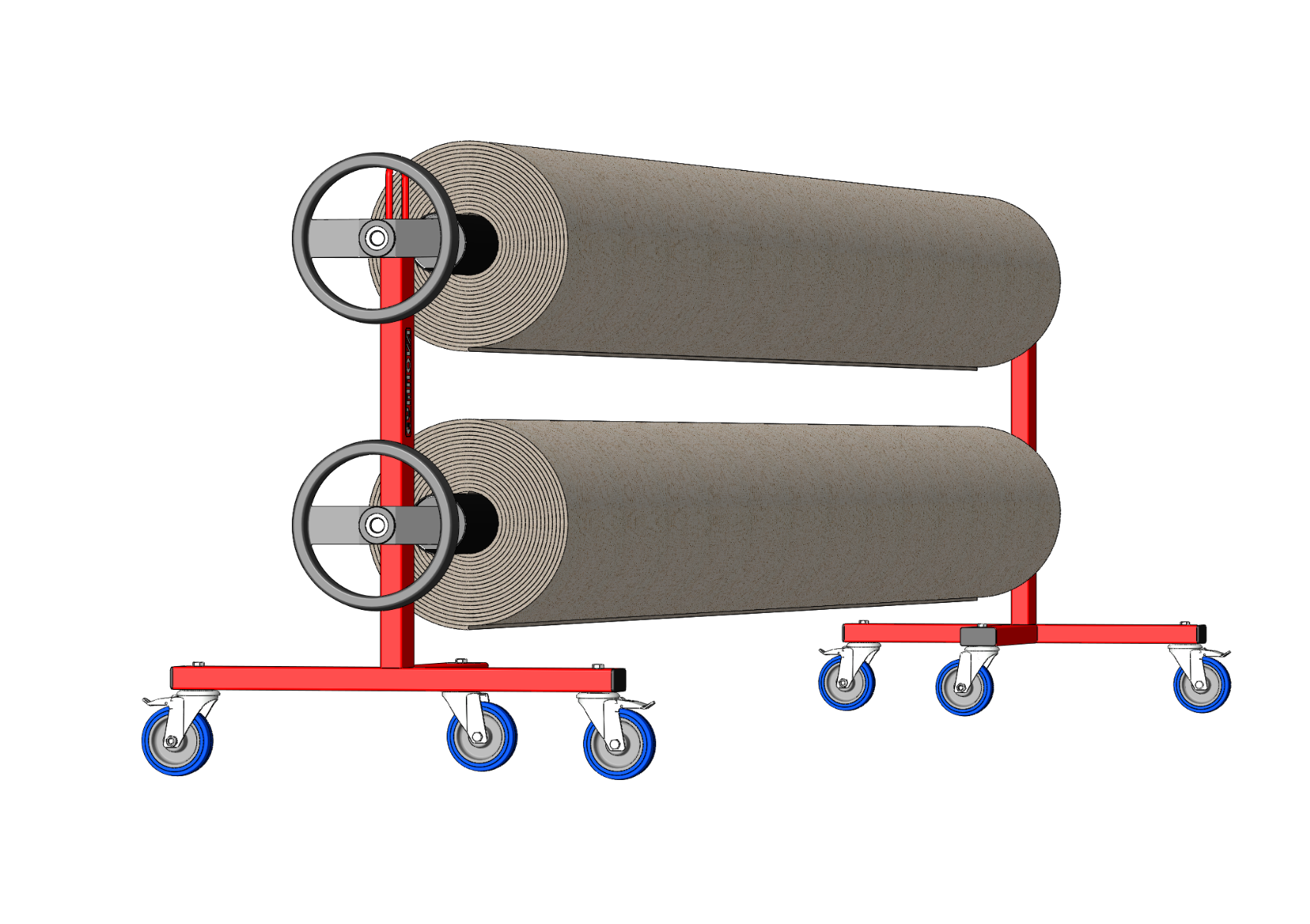 Chariot enrouleur double de 4 mètres | GYMNOVA