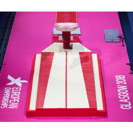 SET OF LANDING MATS FOR COMPETITION VAULTING - WITH TOP MAT - 15.60 m² ...