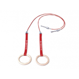 PAIRE D'ANNEAUX + CÂBLES DU PORTIQUE D'ANNEAUX DE COMPÉTITION REF. 3700 ...