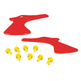 WOODEN LADDERS MOUNTING PIECES - PAIR